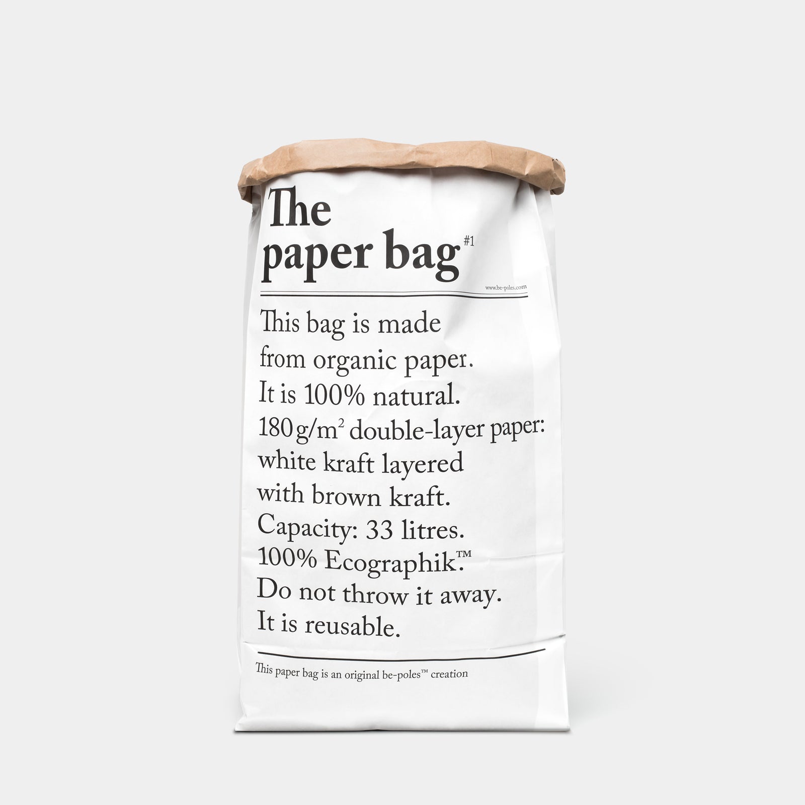 Collection L’Article Paper Bag by Studio Be-Pôles